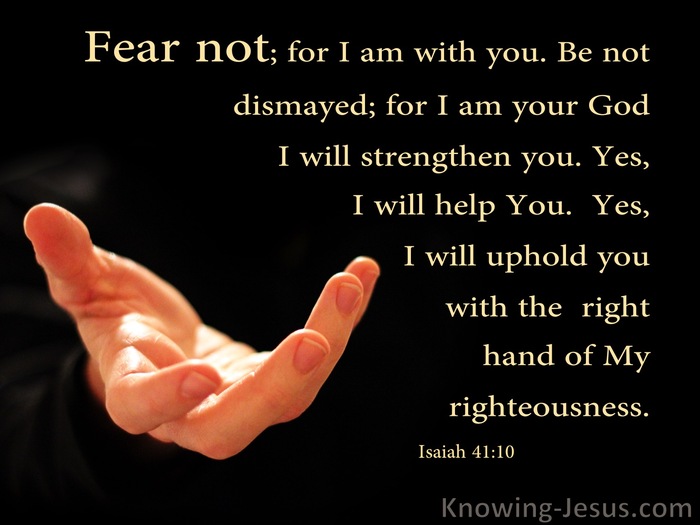 What Does Isaiah 41 10 Mean 